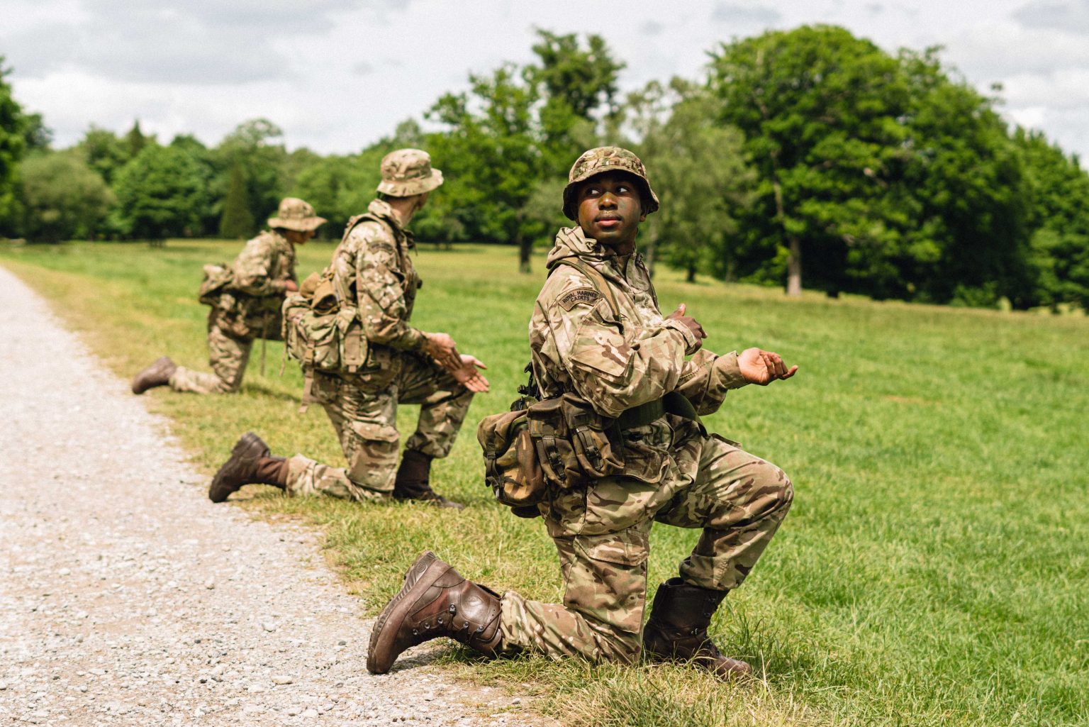 Out in the field - Sea Cadet