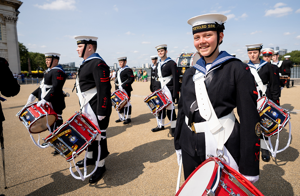 Hitting the right note - Sea Cadet